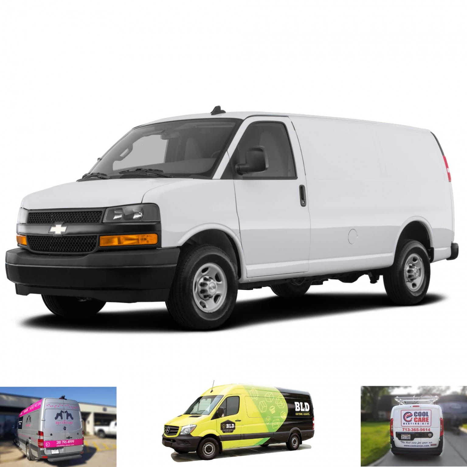 Chevrolet Van Graphic Wrap - Express Cargo Van - Full Coverage