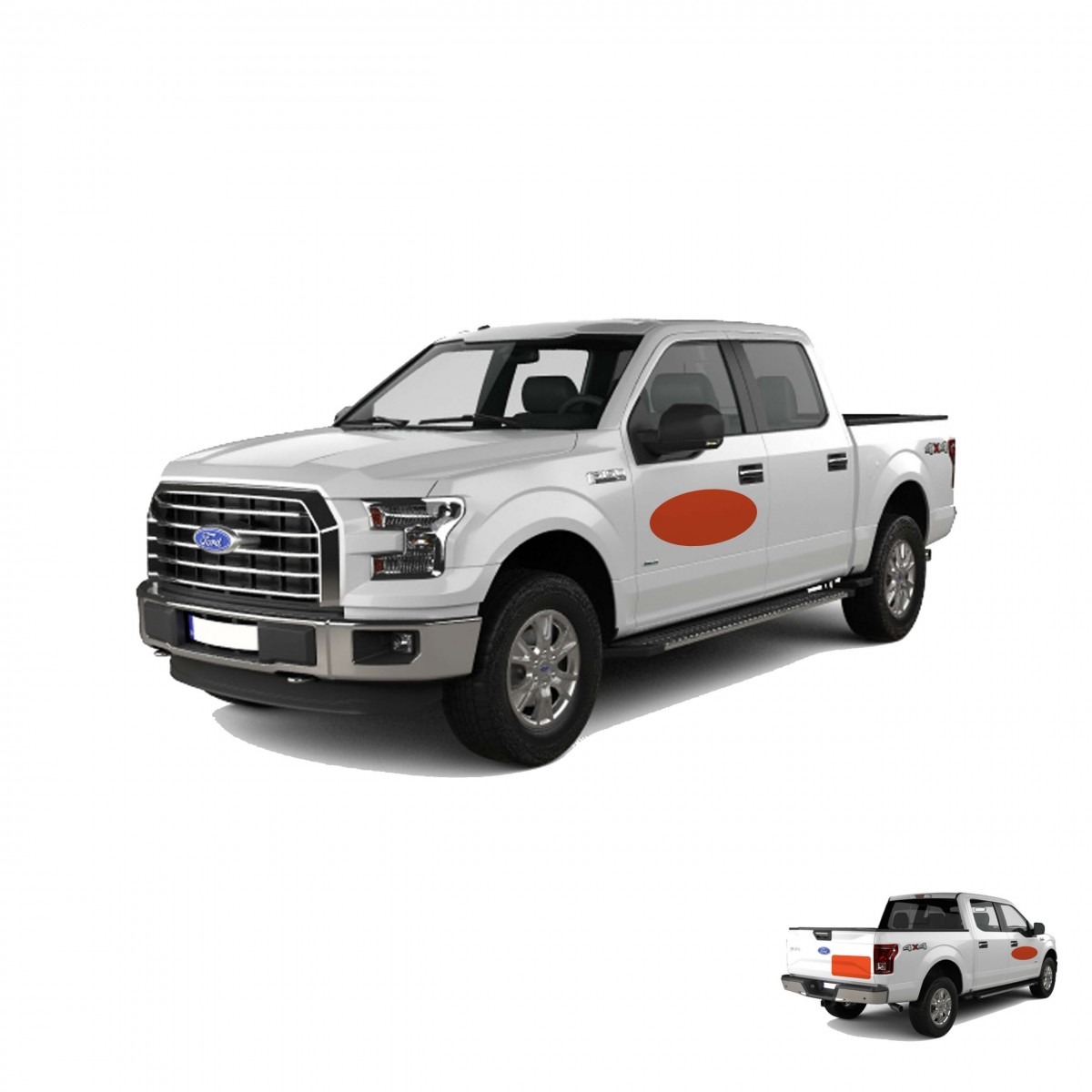 Ford Truck Spot Graphic Wrap - Raptor Pickup - Car Wrap