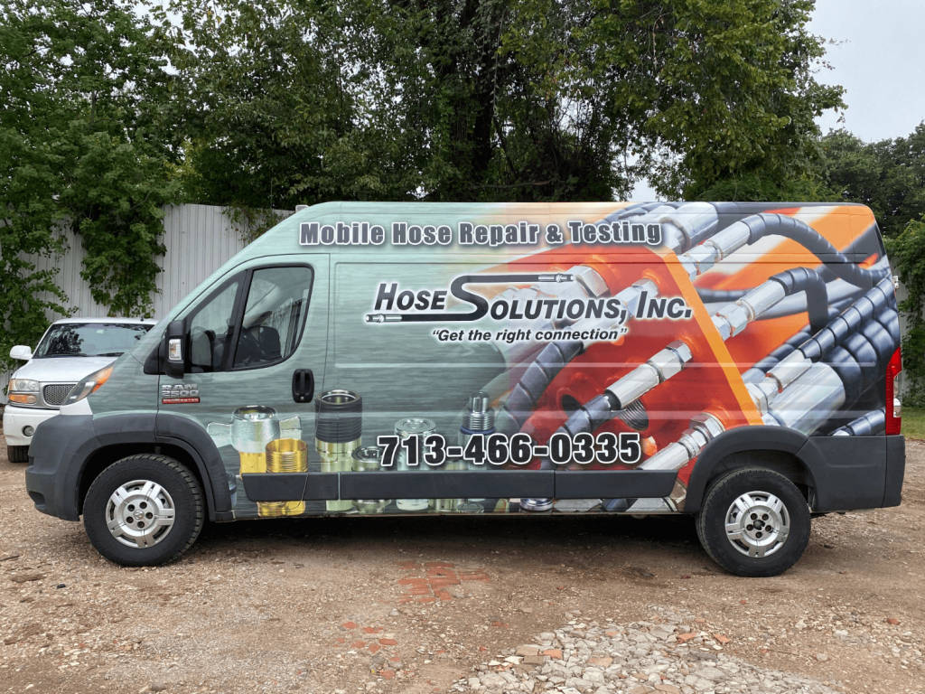 Vinyl Graphic Van Wraps - Car Wrap - Houston, TX 77063